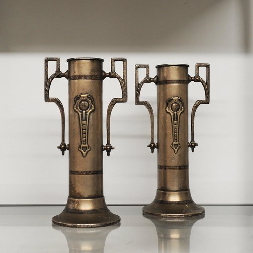 Art Nouveau Vases attributed to Beldray England, 1900s, Set of 2 for ...