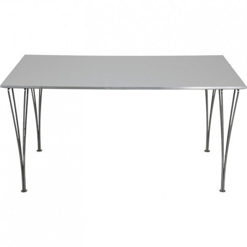 Grey Square Table by Piet Hein, 1980s for sale at Pamono