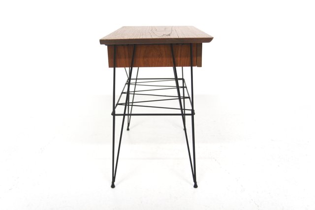 Scandinavian Stringbord Bedside Table, Sweden, 1950s for sale at Pamono
