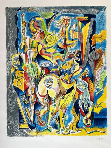 André Masson, The Work of Chance, 1960s, Lithograph for sale at Pamono