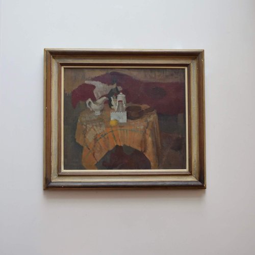 Philip Mathews, Still Life with Lemon, 20th Century, Oil on Canvas for ...