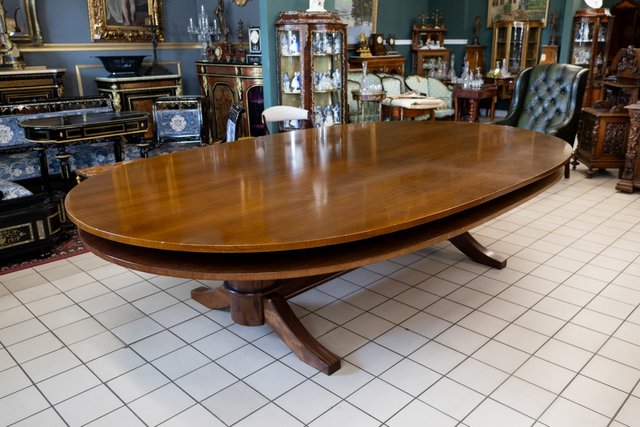 large oval table