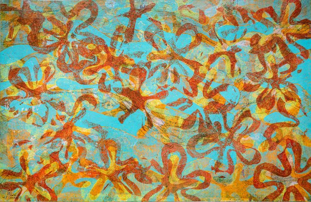 Enric Servera, Blossom, Monotype and Mixed Media on Paper, 2024 for ...