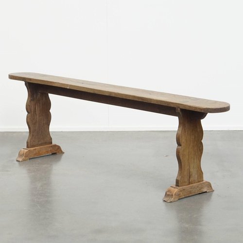 Antique Brown Hall Bench for sale at Pamono