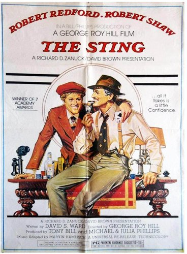 The Sting Poster, 1973 for sale at Pamono
