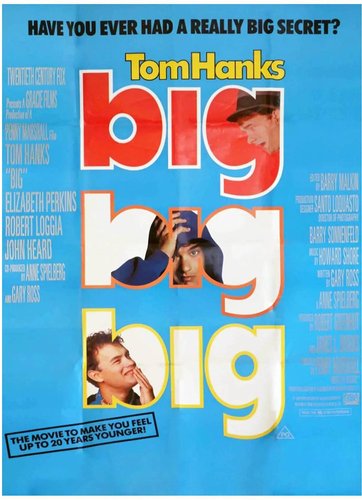 Big Red & Blue Poster, 1988 for sale at Pamono