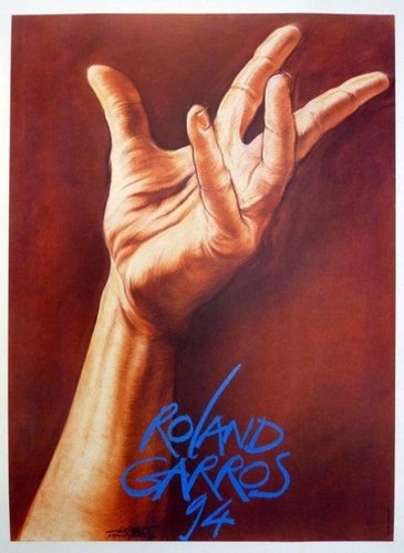 French Open Roland Garros 2021 Poster, 1994 for sale at Pamono
