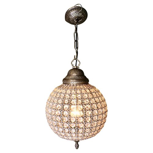 Large Eastern Style Globe Hanging Light, 1960 for sale at Pamono