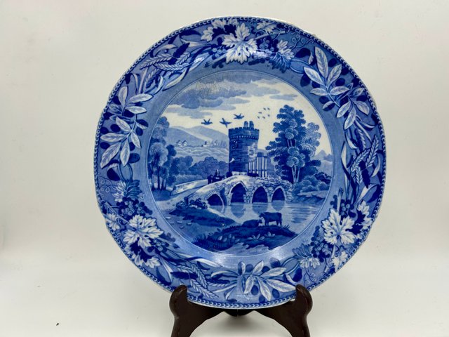 Spode Plate Plate with the Motif Known as Lucan Bridge, 1833 for sale ...