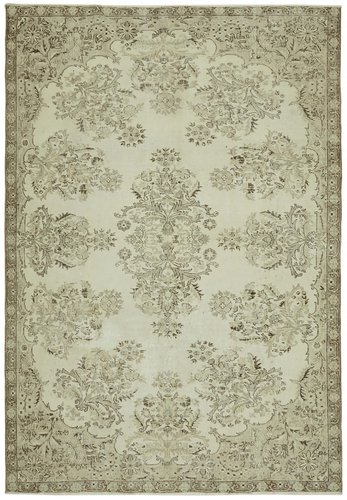 Vintage Turkish Beige Area Rug for sale at Pamono
