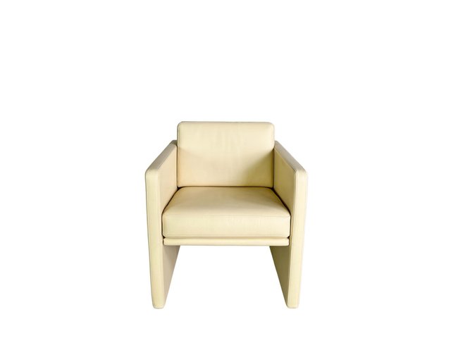 Ego G Armchair in Beige Leather Beige from Rolf Benz for sale at Pamono