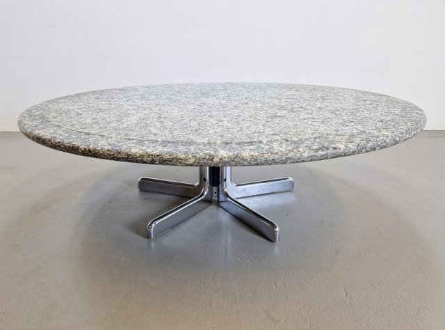 Round Granite Coffee Table by Ammannati & Vitelli for Bruno Brunati ...