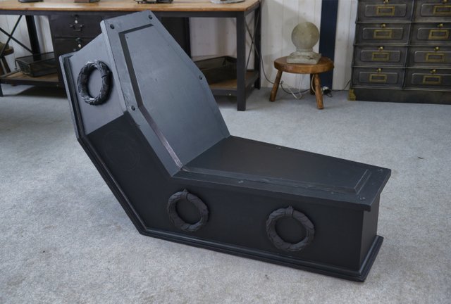 Wooden Replica of the Work Madame Récamier De David After René Magritte ...