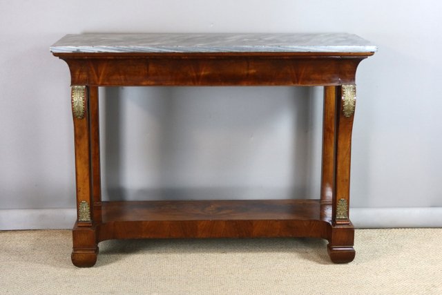 Antique Restoration Walnut Console Table for sale at Pamono