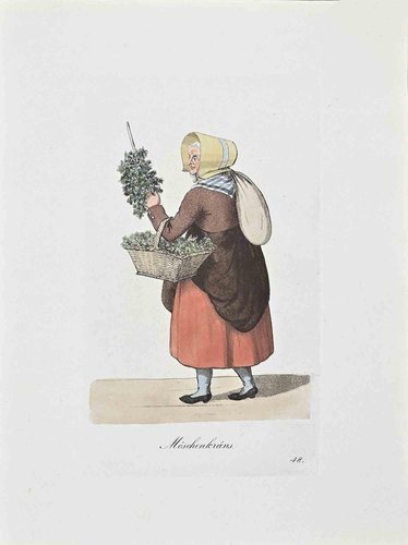 Christoph Suhr, Moschenkrans, Etching, 1808 for sale at Pamono