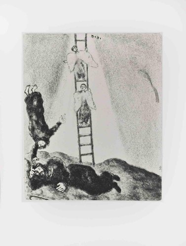 Marc Chagall, The Dream of Jacob, Etching, 1956 for sale at Pamono