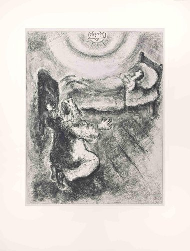 Marc Chagall, The Child Resurrected by Elie, Etching, 1956 for sale at ...