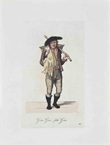 Christoph Suhr, Goes Goes, fette Goes, Etching, 1808 for sale at Pamono