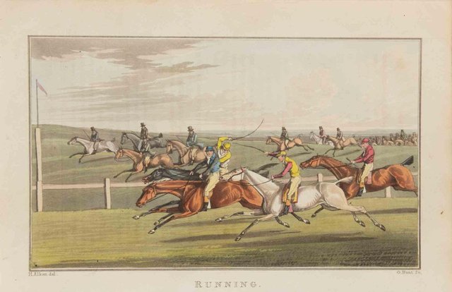 Henry Alken, Running, Etching, 1822 for sale at Pamono