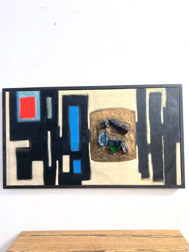Warren, Mural Composition, 1964, Oil on Canvas with Glass Elements for ...