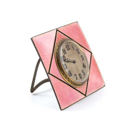 Art Deco Table Clock from Henry Capt Genève, 1930s for sale at Pamono