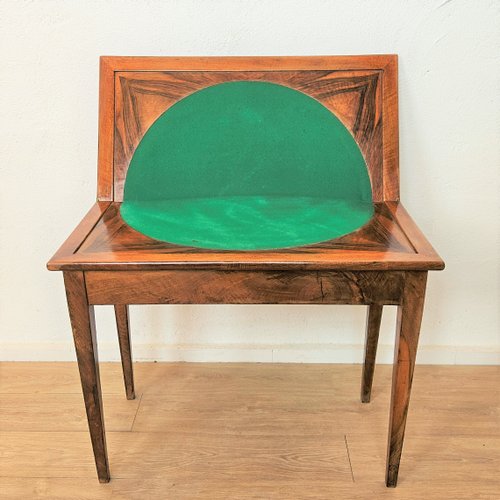 Biedermeier Extendable Game Table for sale at Pamono