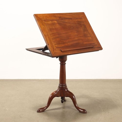 Mahogany Wood Lectern Table for sale at Pamono