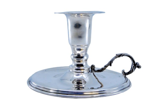 Plain Silver Paddle with Round Base for sale at Pamono