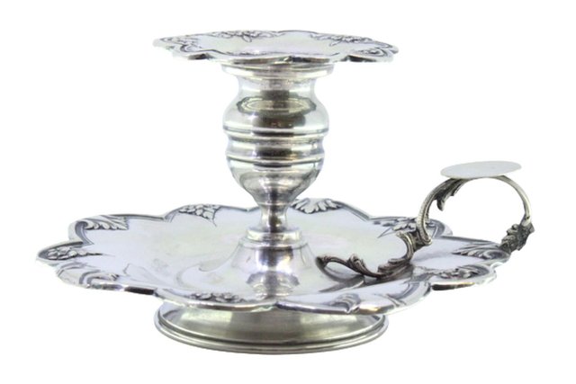 Silver Paddle with Raised Floral Motifs for sale at Pamono