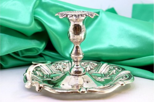 Silver Paddle with Reliefs and Acanthus Leaves for sale at Pamono