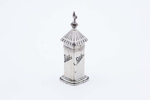 silver toothpick case