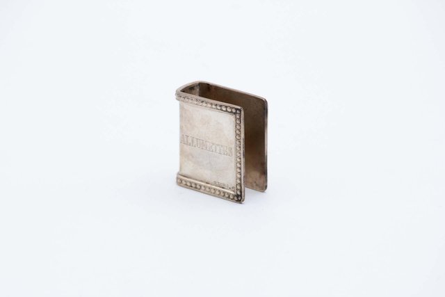 Silver Matchbox Frame with Pearl Trim for sale at Pamono