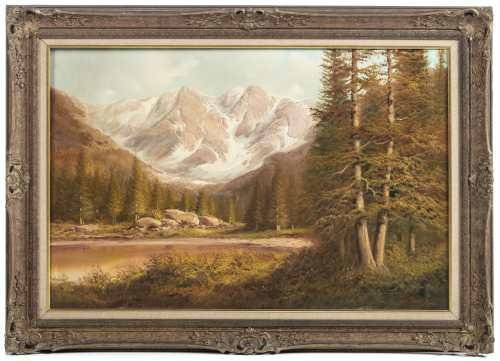 Rosa Dori, Landscape, Oil on Canvas for sale at Pamono