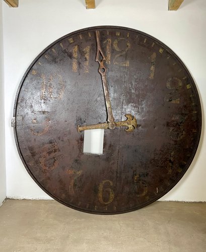 Big Vintage Tower Clock for sale at Pamono