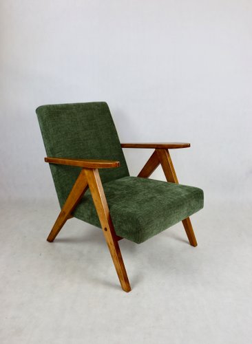 Vintage Olive Green Model B-310 Armchair, 1970s for sale at Pamono