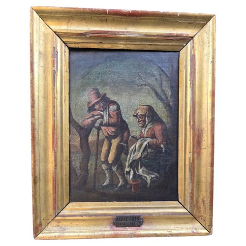 After Andries Both, Burlesque Genre Scene, 17th Century, Oil on Canvas ...