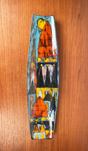 Mid-Century Modern Italian Studio Pottery Wall Plate from Antonio ...