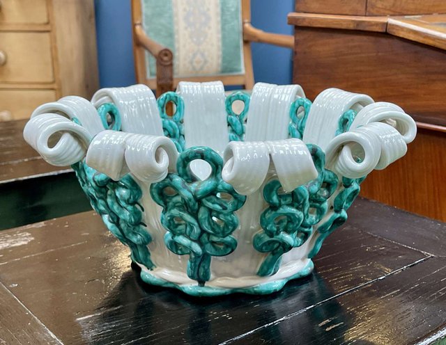 Ceramic Bowl from Sainte Radegonde Tours, 1950s for sale at Pamono