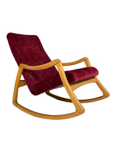 Mid-Century Modern Bentwood Rocking Chair by Ton, Czechoslovakia, 1960s ...