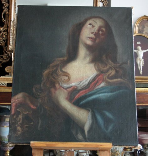 Andrea Vaccaro School Artist, Penitent Magdalene, Late 17th Century ...