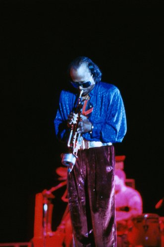Miles Davis, The Great Jazz Trumpet Player, 1989, Photograph for sale ...