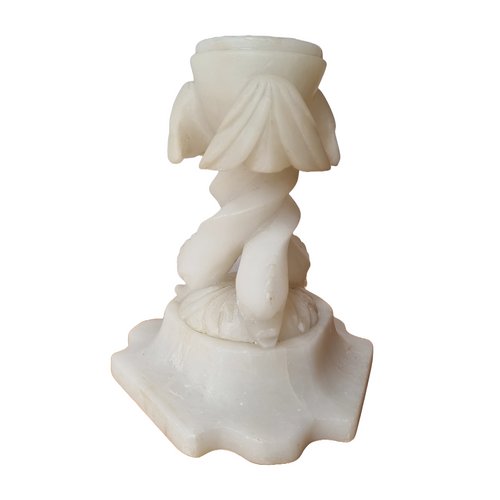 Antique Alabaster Tea Light Holder, 1800s for sale at Pamono