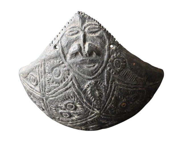 Coconut Shell Carved Ritual Cup for sale at Pamono