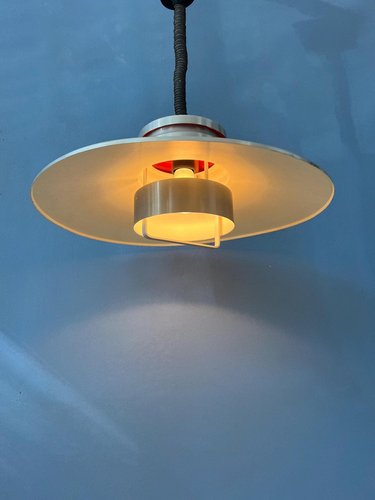 Vintage Space Age Aluminium Pendant Lamp for sale at Pamono