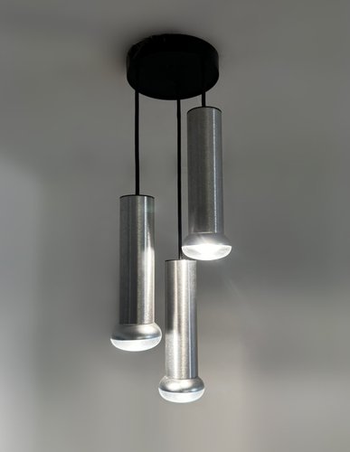 Mid-Century Modern Tubular Steel Trio Ceiling Light by Carl Thore, 1960 ...