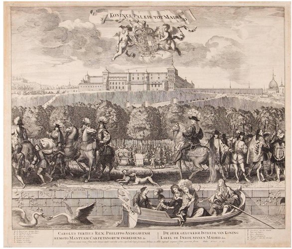 Grand Entry of King Charles III Into Madrid, Paper for sale at Pamono