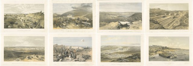W. Simpson, Crimean War Views of Sevastopol Surroundings, 1855, Prints ...