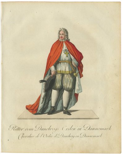 Schwan, Knight of the Order of Dannebrog, 1791, Print for sale at Pamono