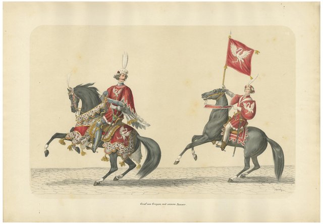 Chivalric Procession in Switzerland The Count of Bregenz and His Banner ...