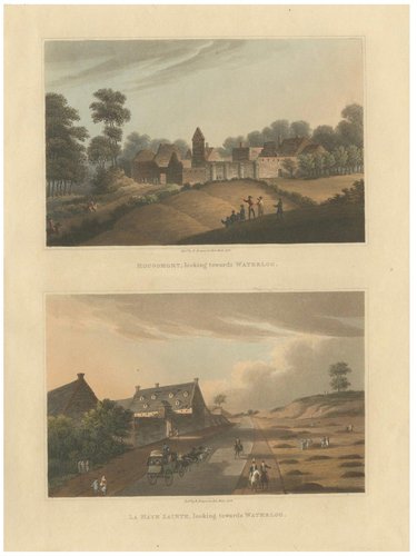 Robert Bowyer, Napoleon's Last Stand: Views of Hougoumont and La Haye ...